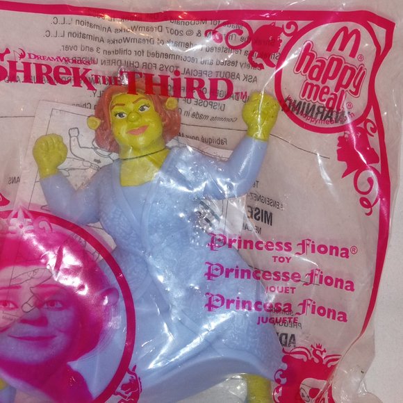 Dreamworks | Toys | Shrek The Third Princess Fiona Mcdonalds Happy Meal ...